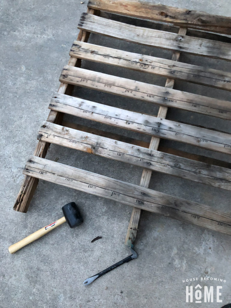 disassembling_pallet - House Becoming Home