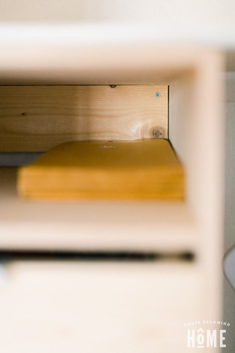 Anti-Topple DIY piece for furniture - House Becoming Home