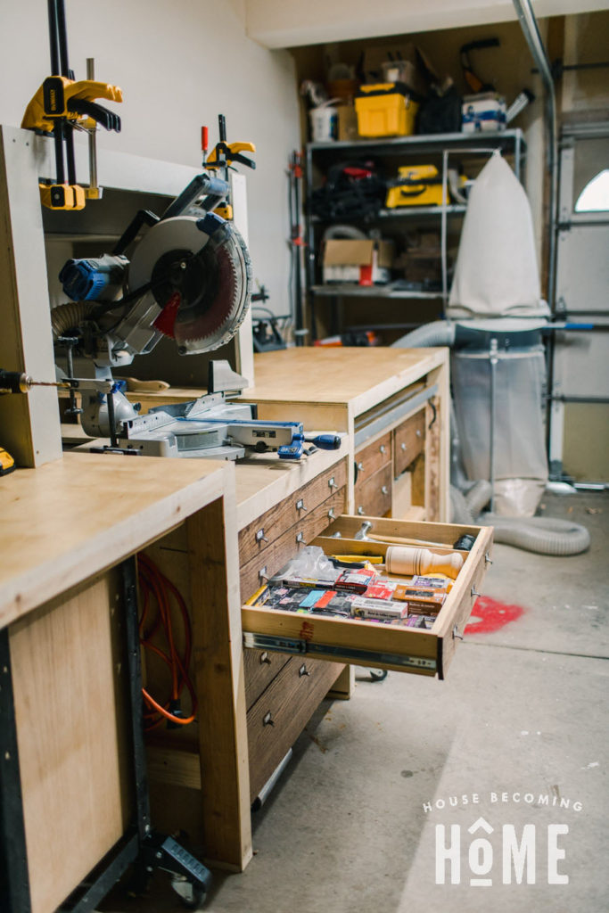 Garage Workshop Storage Drawers for Small Tools and Parts - House ...