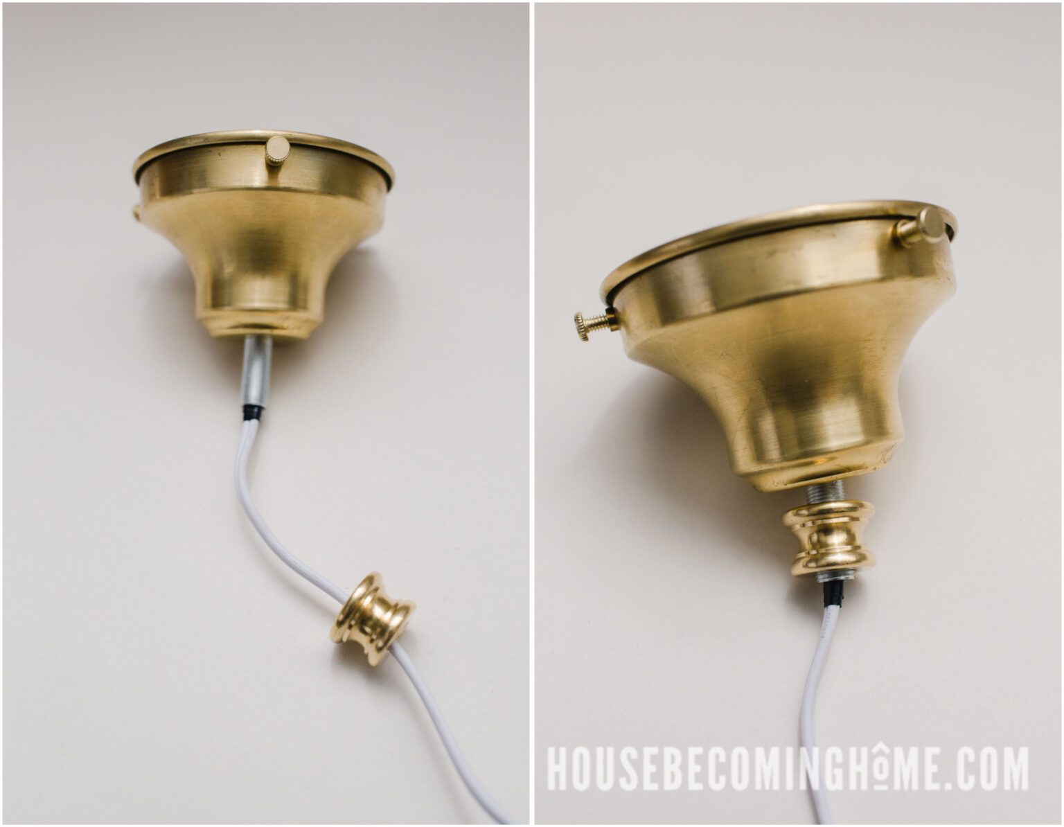 DIY Light Fixture - House Becoming Home