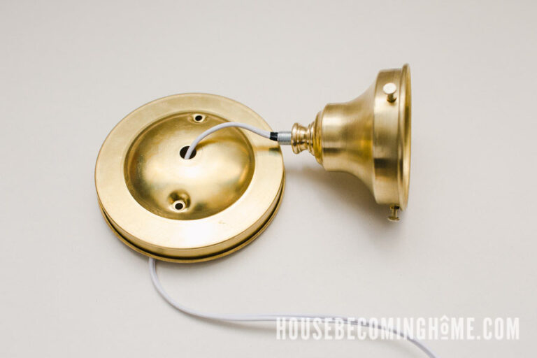DIY Light Fixture - House Becoming Home