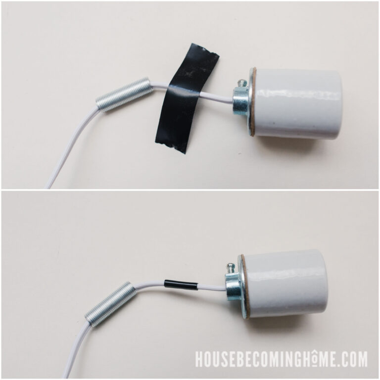 DIY Light Fixture - House Becoming Home