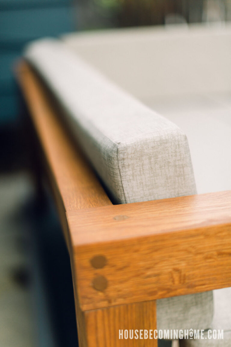 Finishing Touches for the Outdoor Sofa: Making Modern Couch Cushions ...