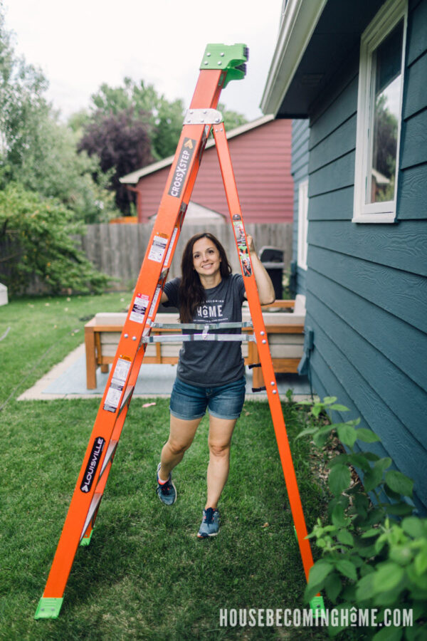 Tackling Outdoor Projects with Louisville Ladder from The Home Depot ...